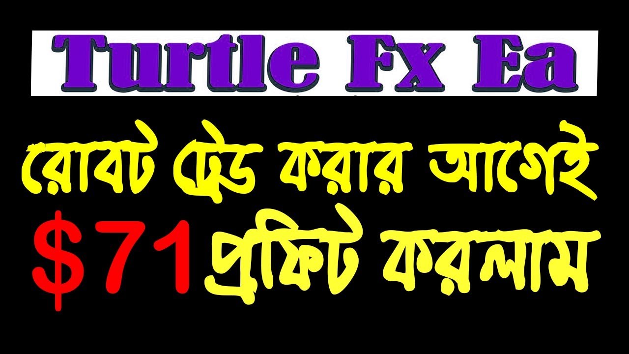 Turtle FX EA Forex Robot Trading রোবট দিয়ে ৭১ ডলার-প্রফ